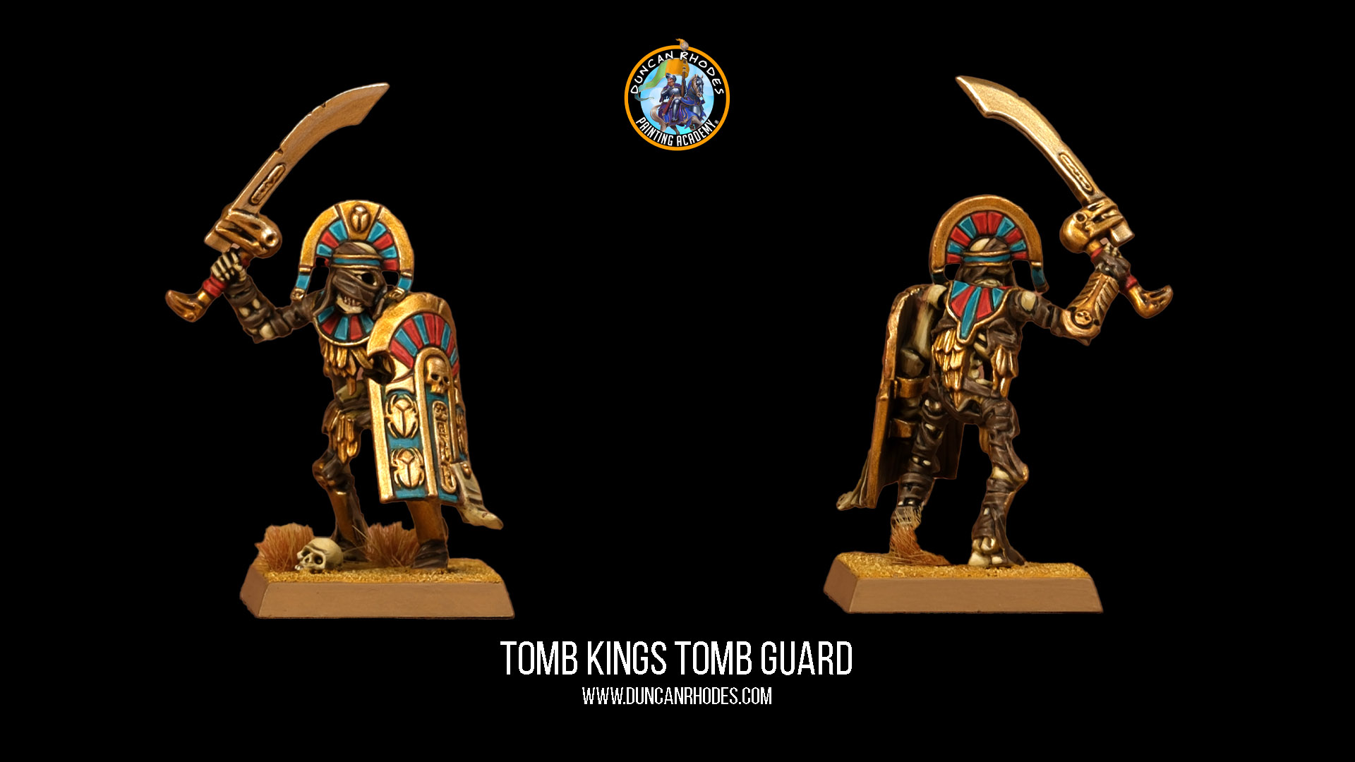 Official Tomb Kings Of Khemri Tomb Guard painting tutorial : r ...